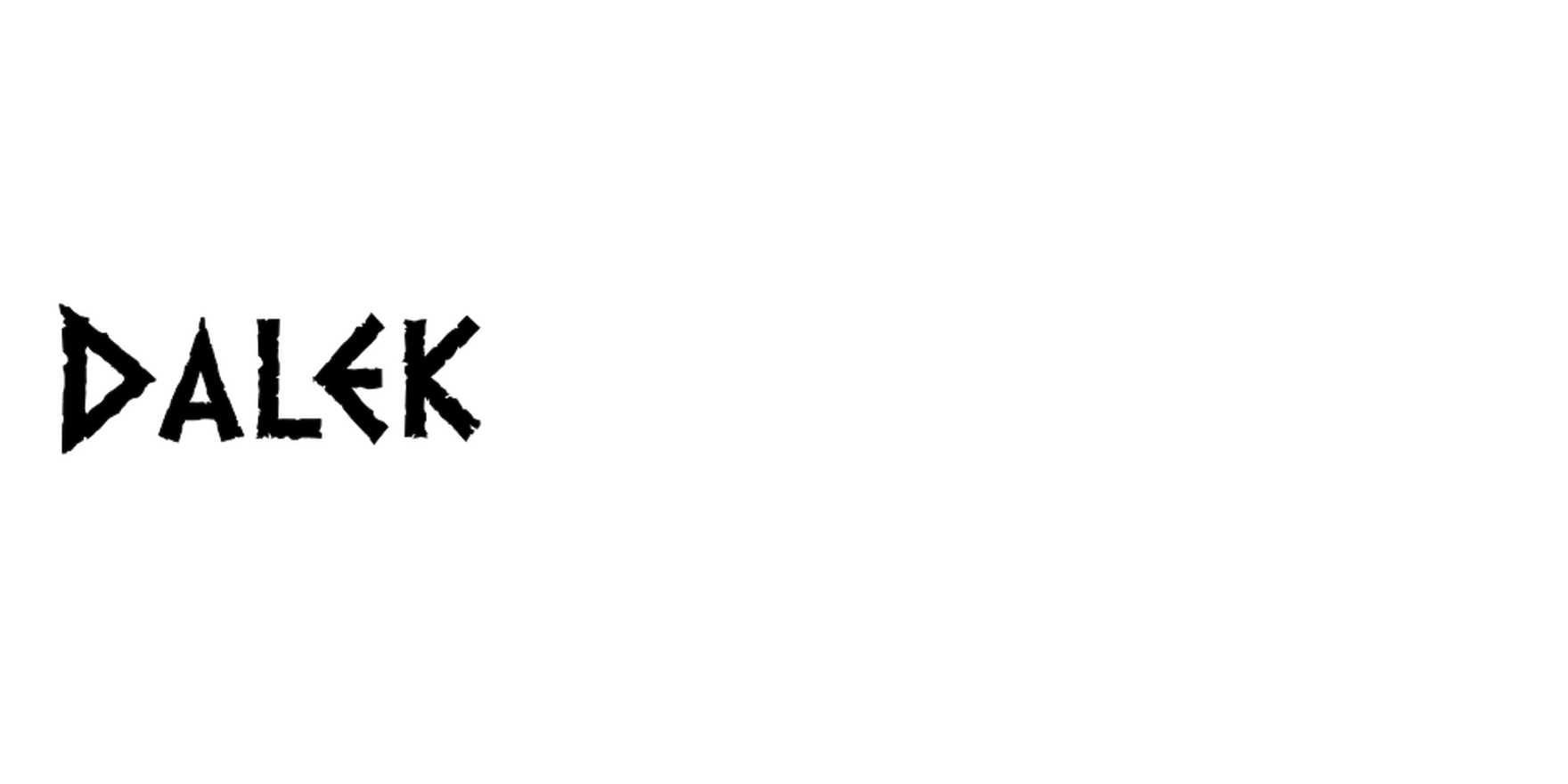 Dalek in use - Fonts In Use