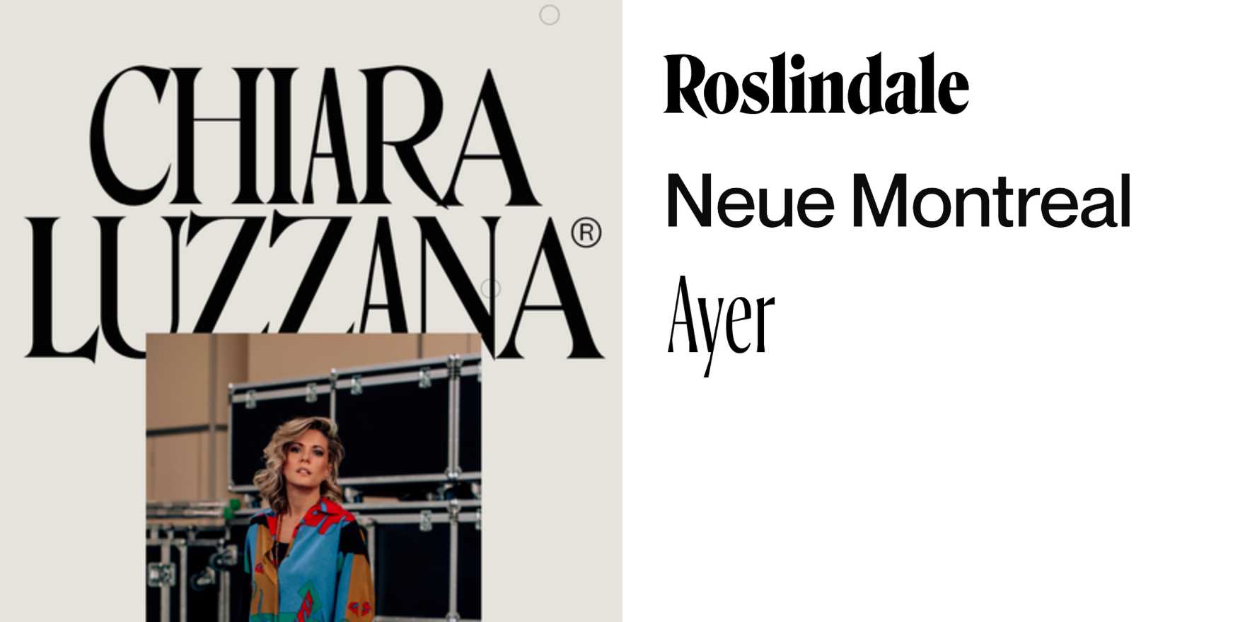 Chiara Luzzana website - Fonts In Use