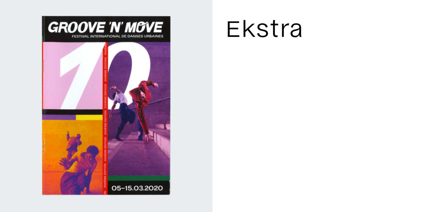 Groove’N’Move 10th anniversary - Fonts In Use