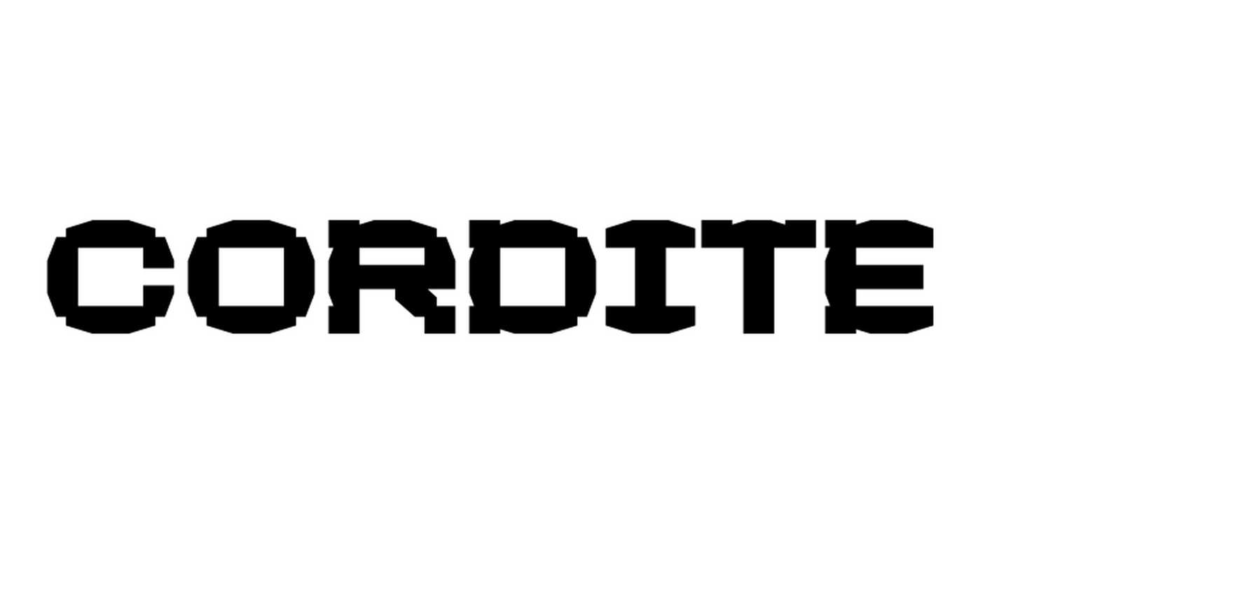Cordite in use - Fonts In Use