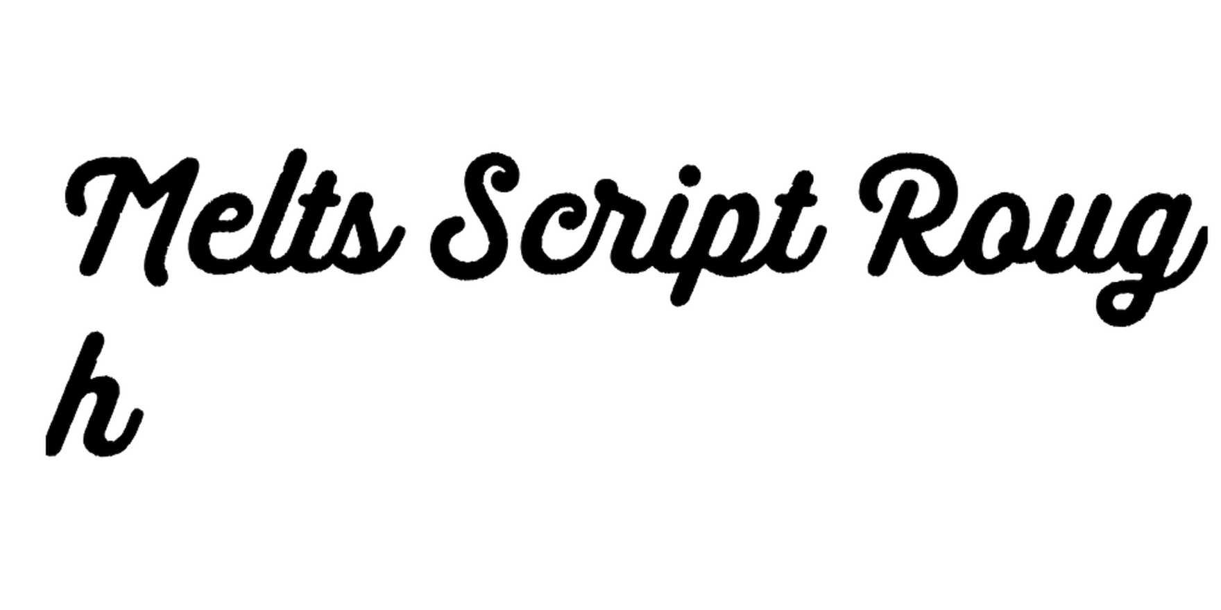 Melts Script Rough in use - Fonts In Use