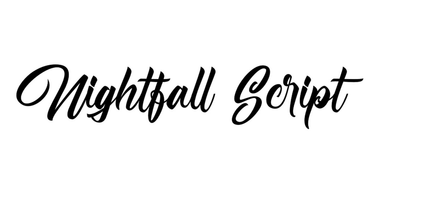 Nightfall Script in use - Fonts In Use