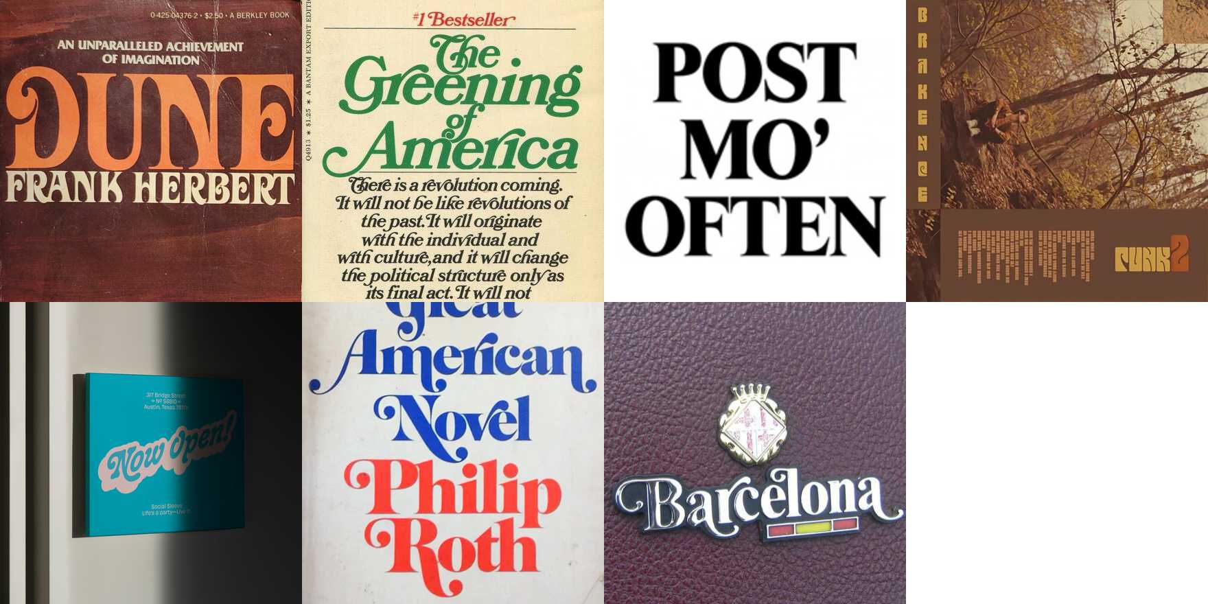 Faves - Fonts In Use