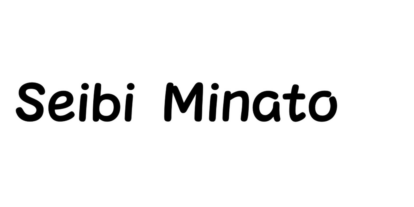 Seibi Minato in use - Fonts In Use