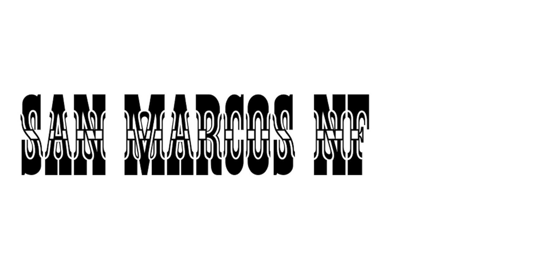 San Marcos NF in use - Fonts In Use