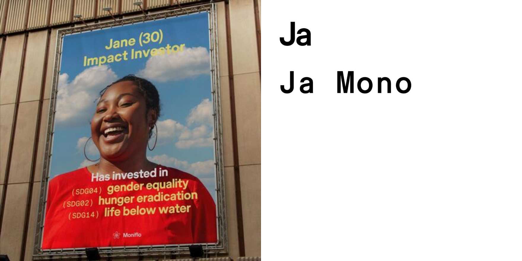 Moniflo - Fonts In Use