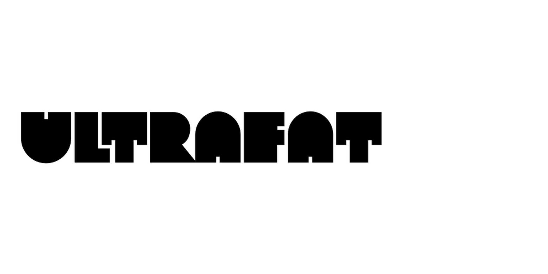 UltraFat in use - Fonts In Use