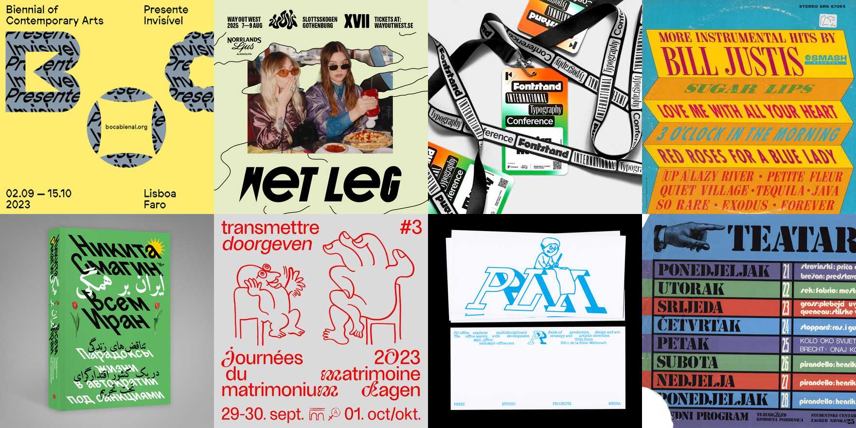 left-leaning italics / backslanted - Fonts In Use