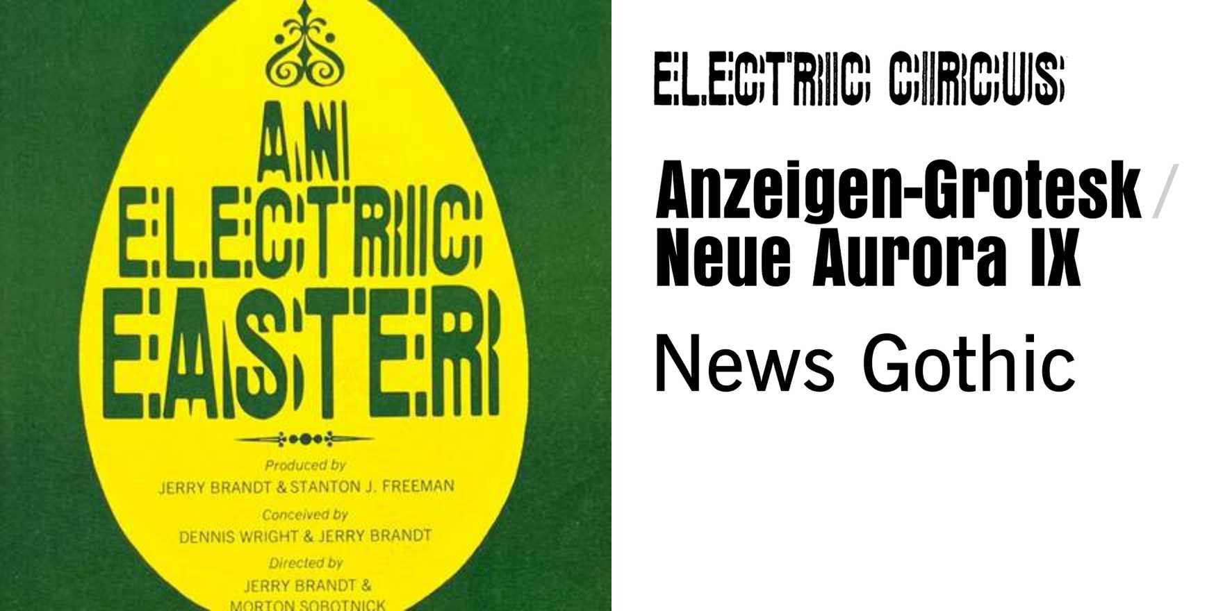An Electric Easter – The Electric Circus Concert Series program - Fonts ...