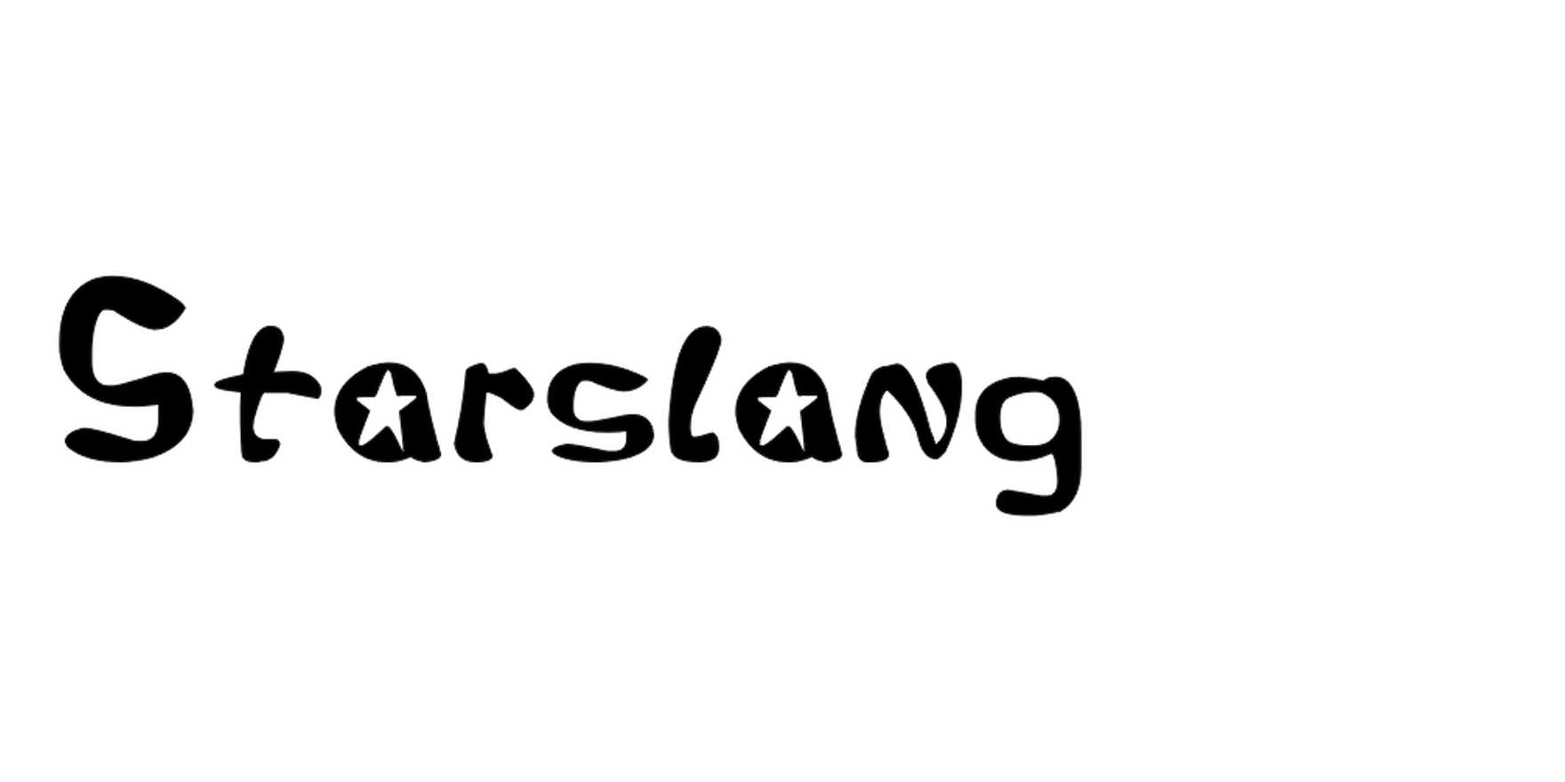 Starslang in use - Fonts In Use