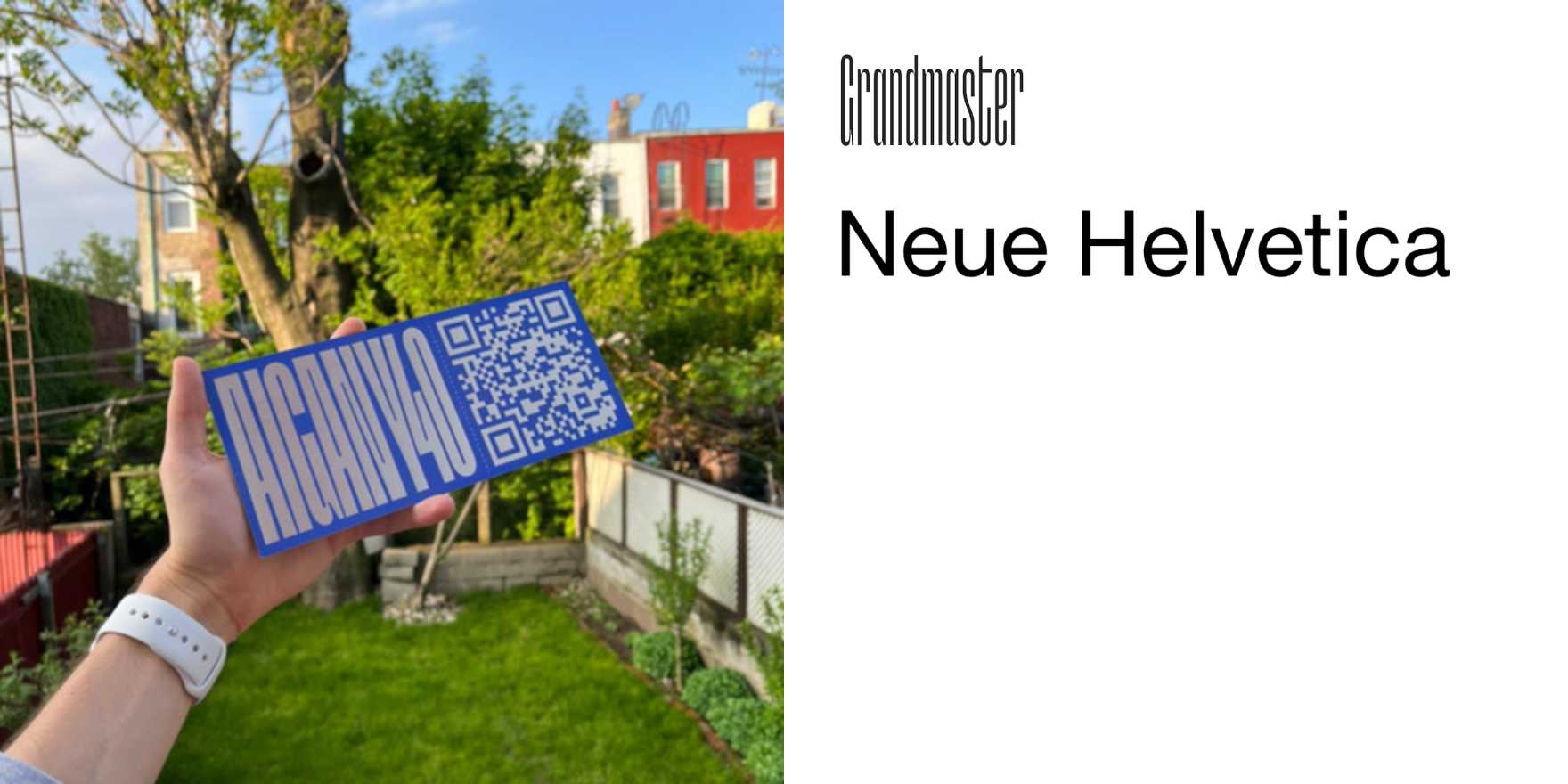 40 Years of AIGA NY - Fonts In Use