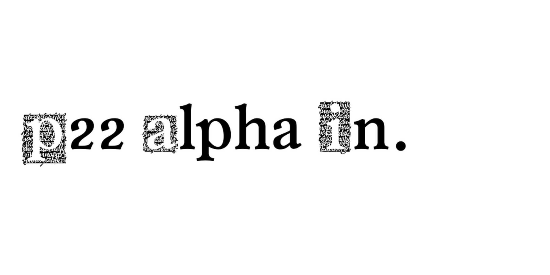 P22 Alpha Initials in use - Fonts In Use