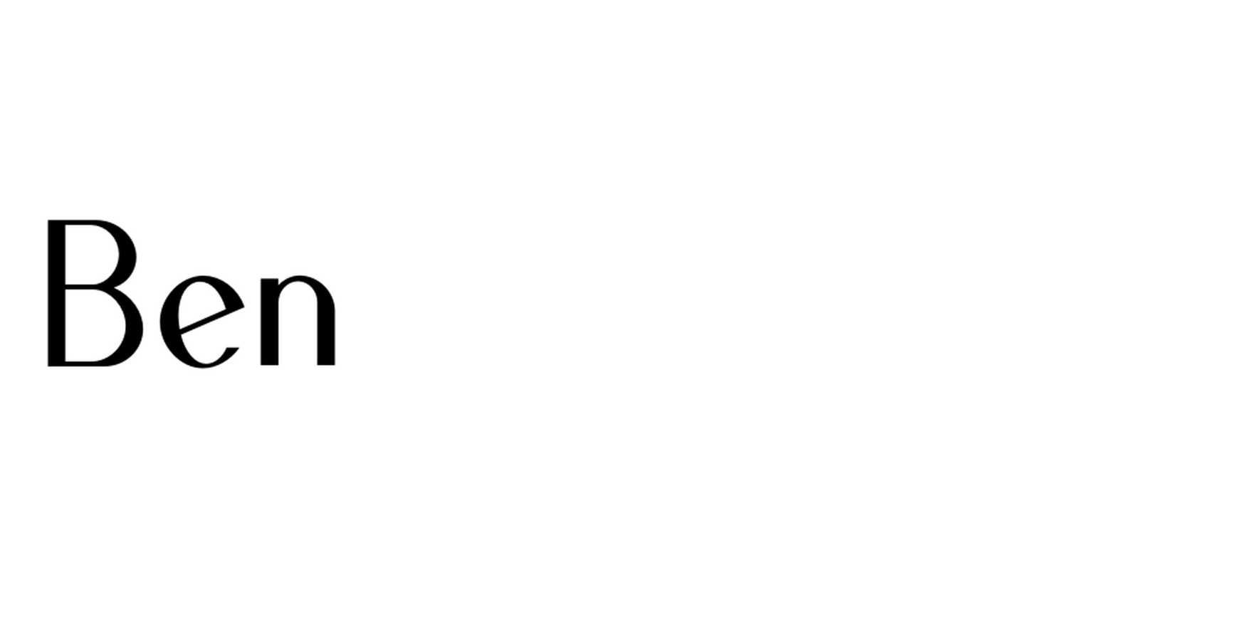 Ben in use - Fonts In Use