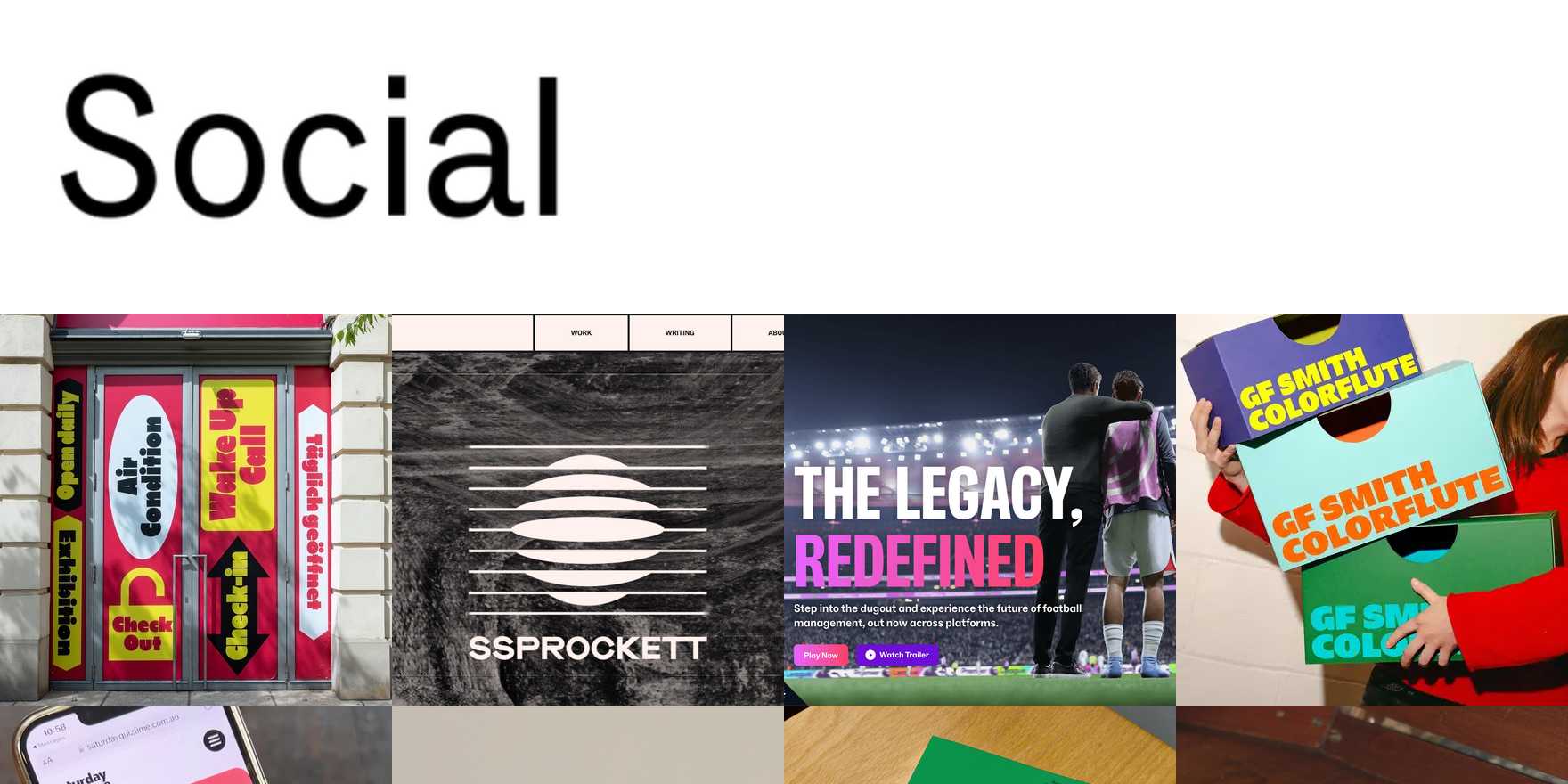 ABC Social in use - Fonts In Use