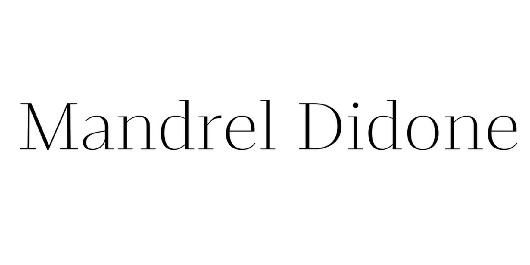 Mandrel Didone in use - Fonts In Use