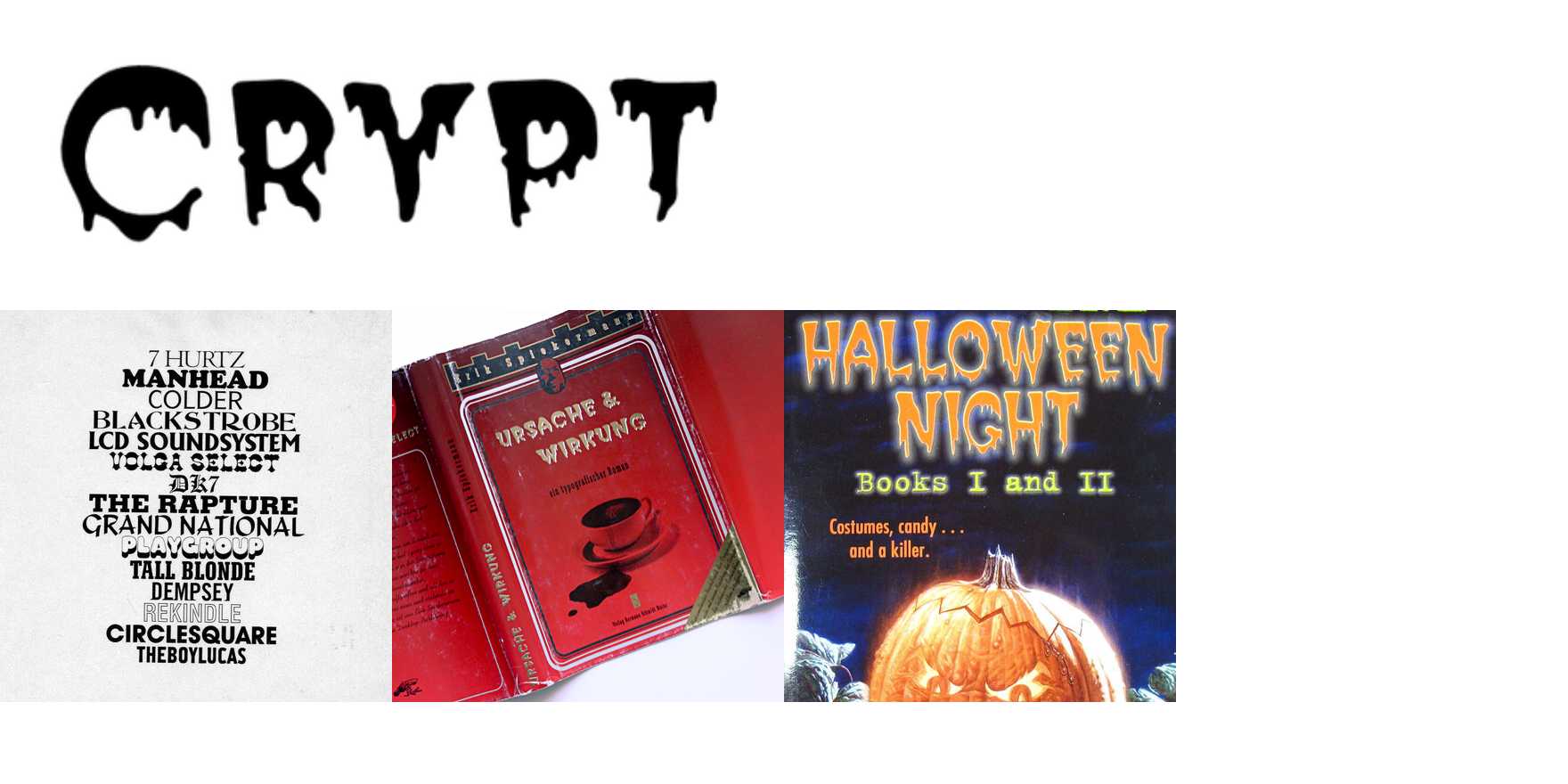 Crypt in use - Fonts In Use