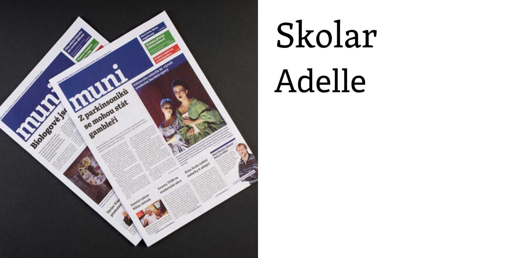 Muni magazine - Fonts In Use