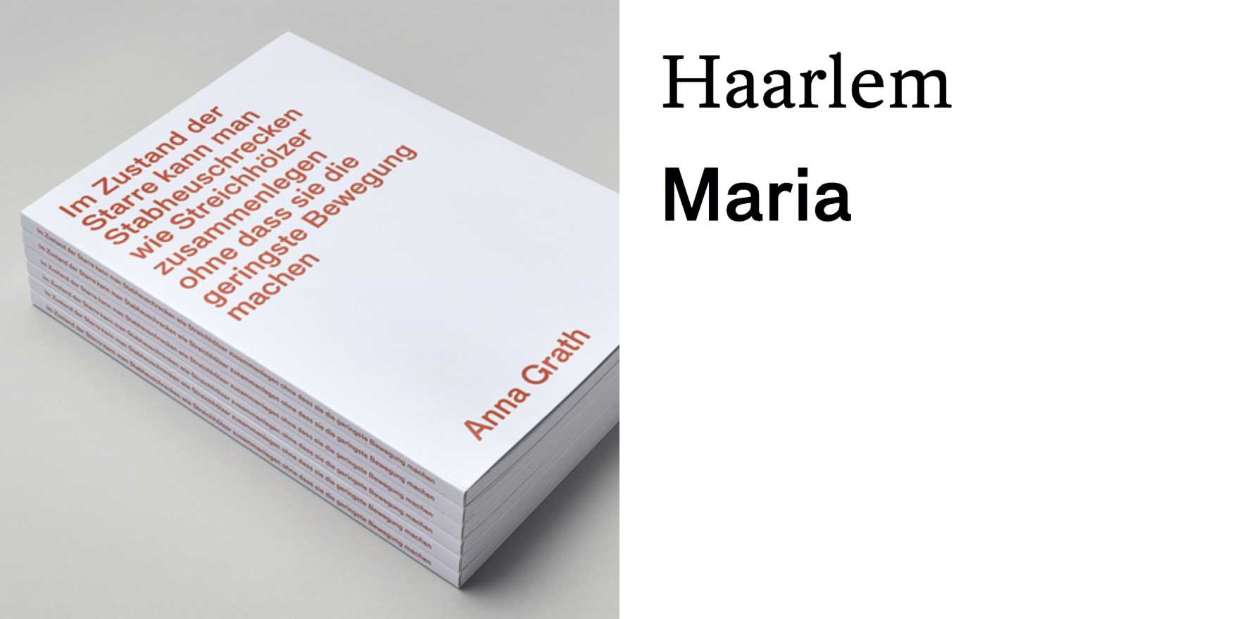 Anna Grath artist catalogue - Fonts In Use