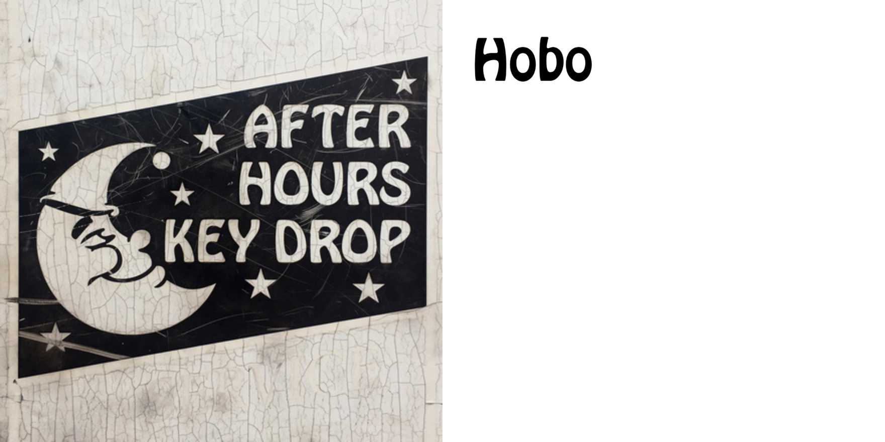 After hours key drop box, Chicago - Fonts In Use