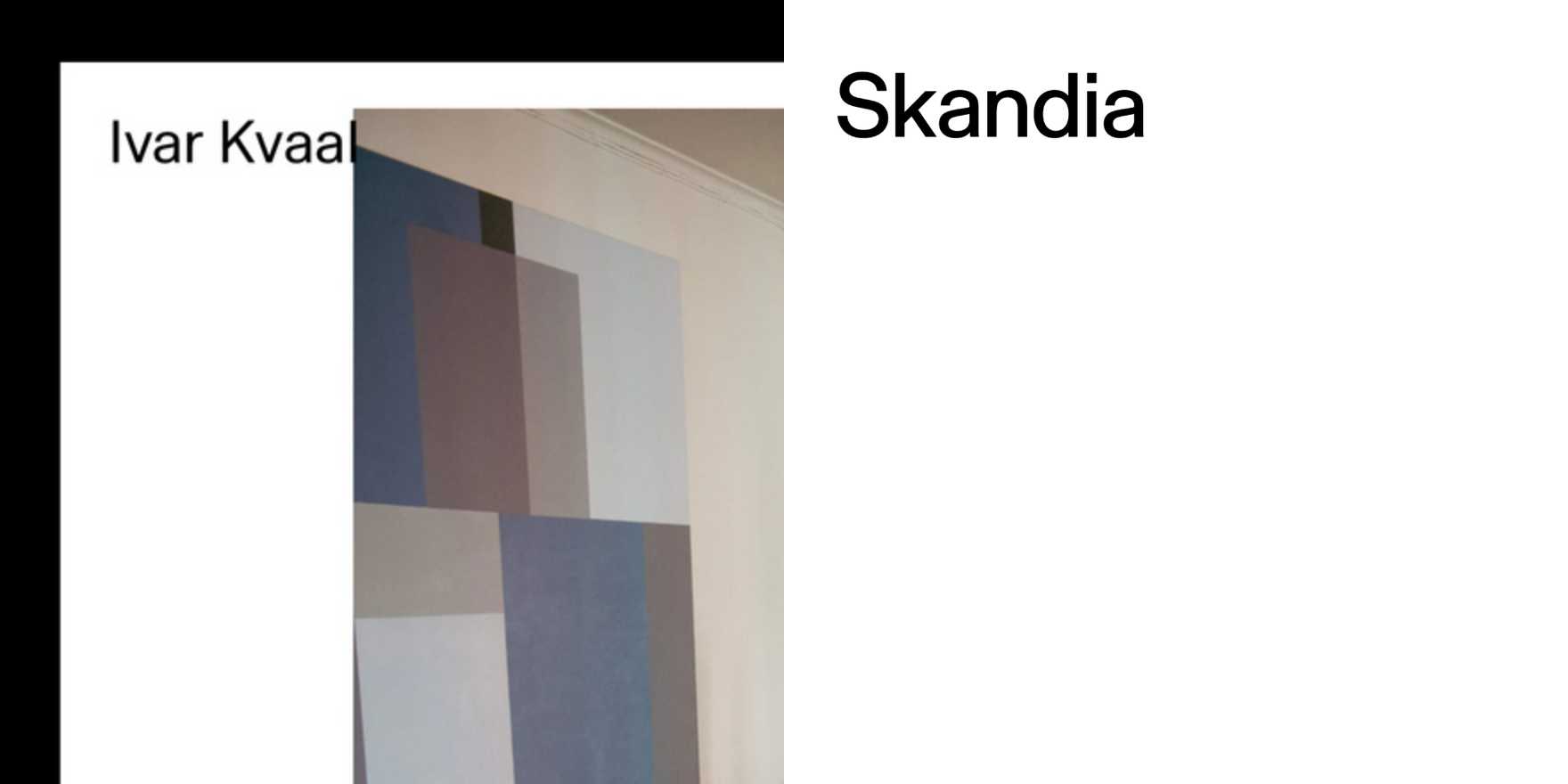 Ivar Kvaal portfolio website - Fonts In Use