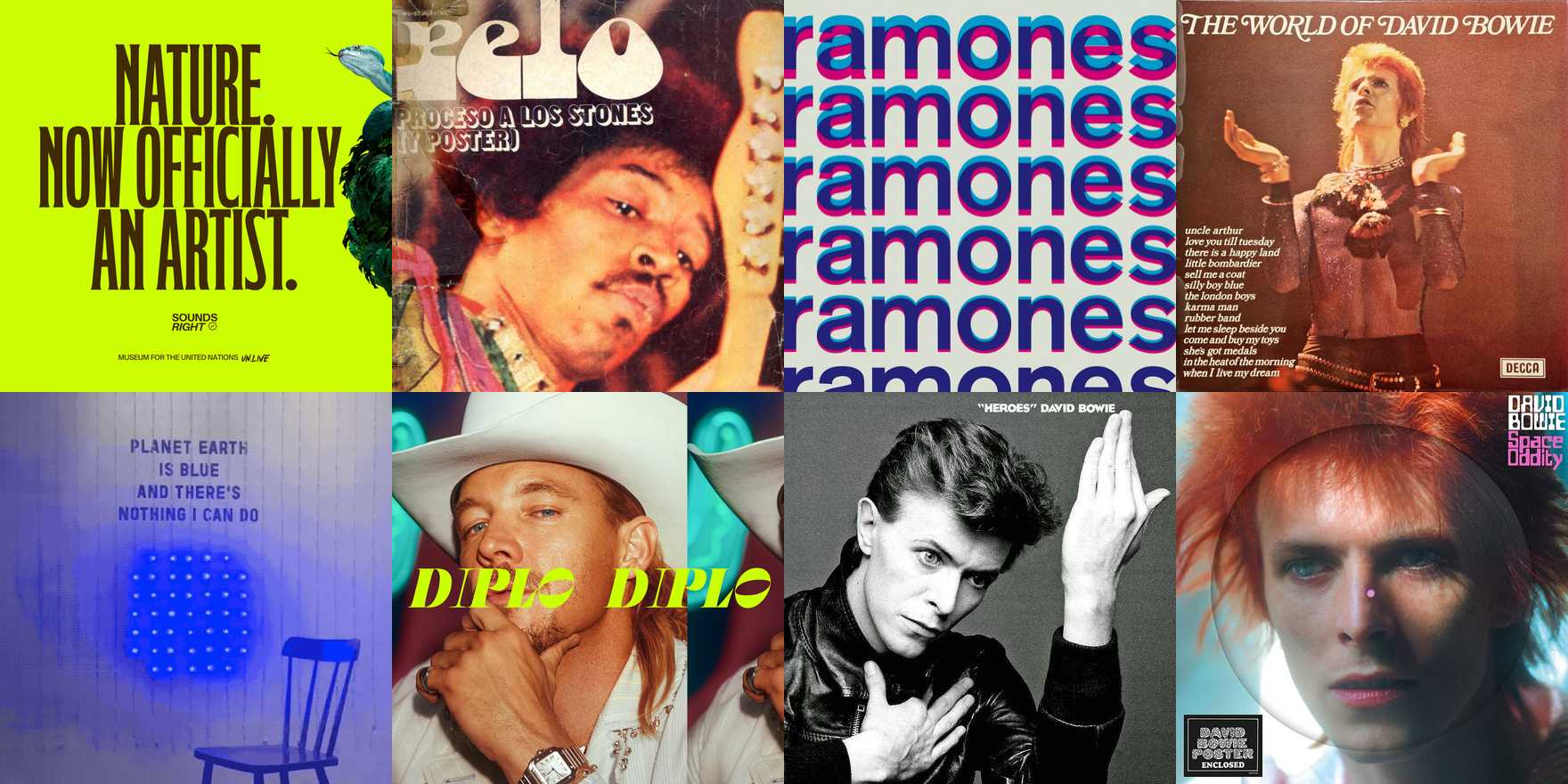 David Bowie - Fonts In Use