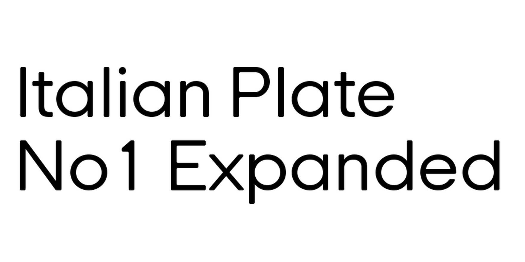 Italian Plate No1 Expanded in use - Fonts In Use