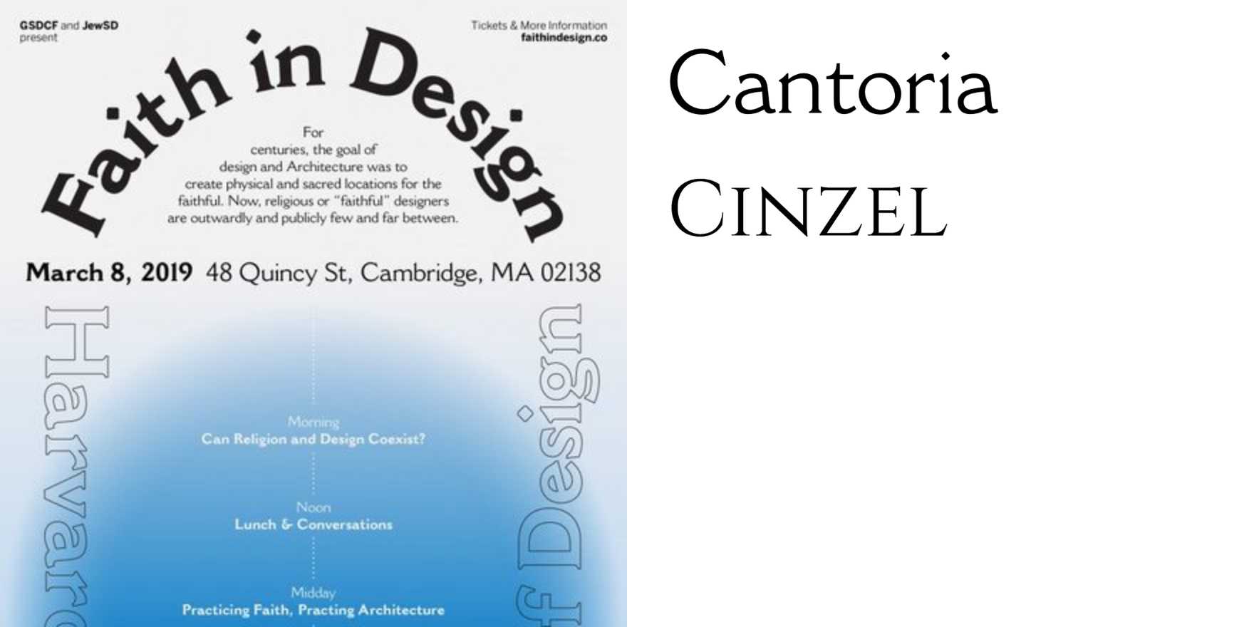 Faith in Design - Fonts In Use