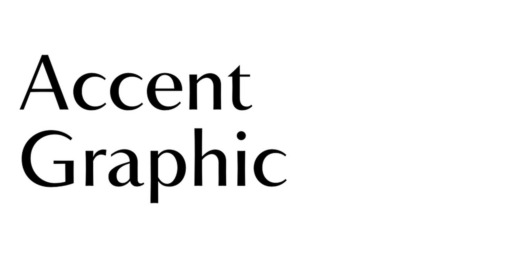 Accent Graphic in use - Fonts In Use