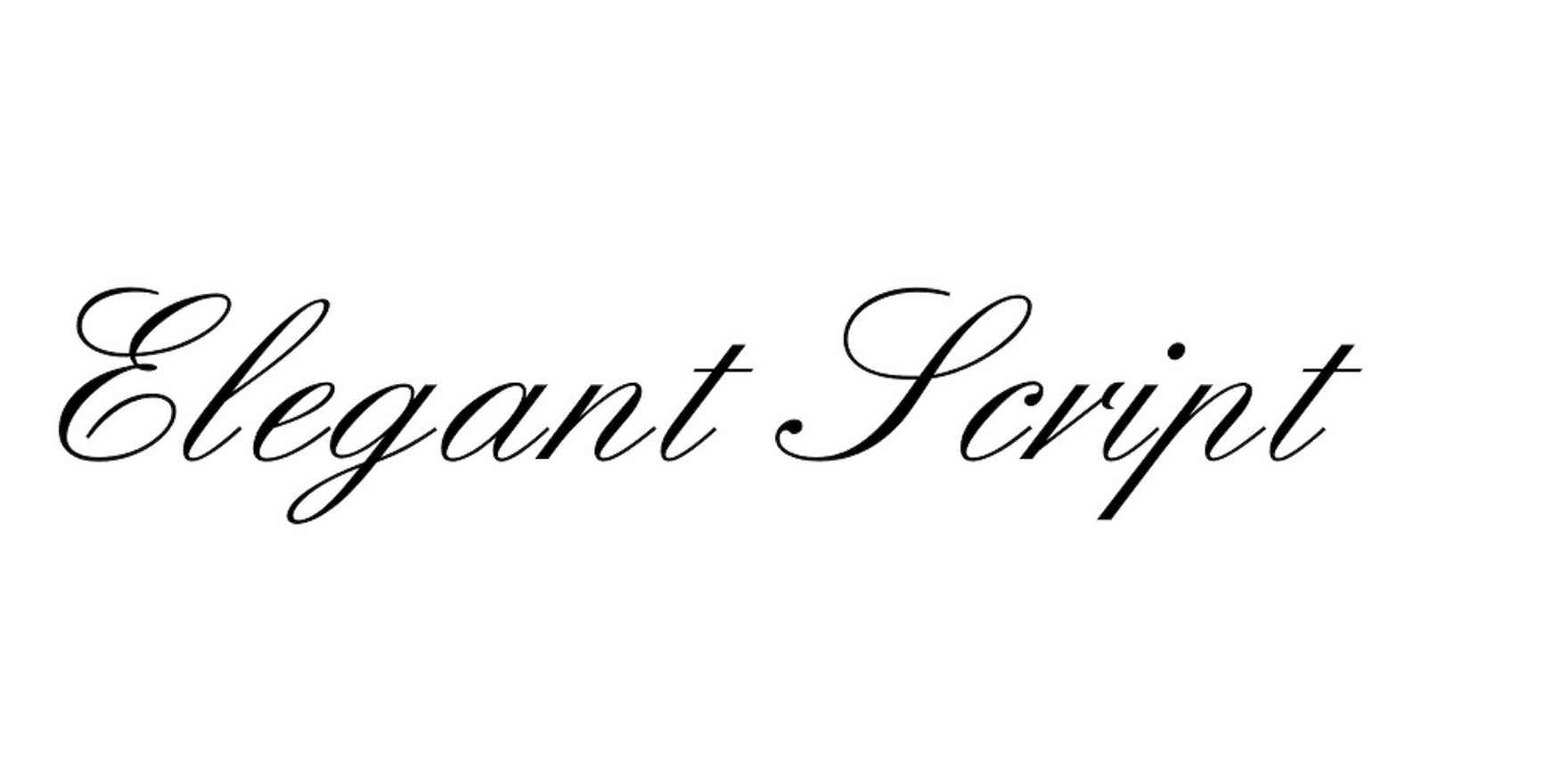 Elegant Script in use - Fonts In Use