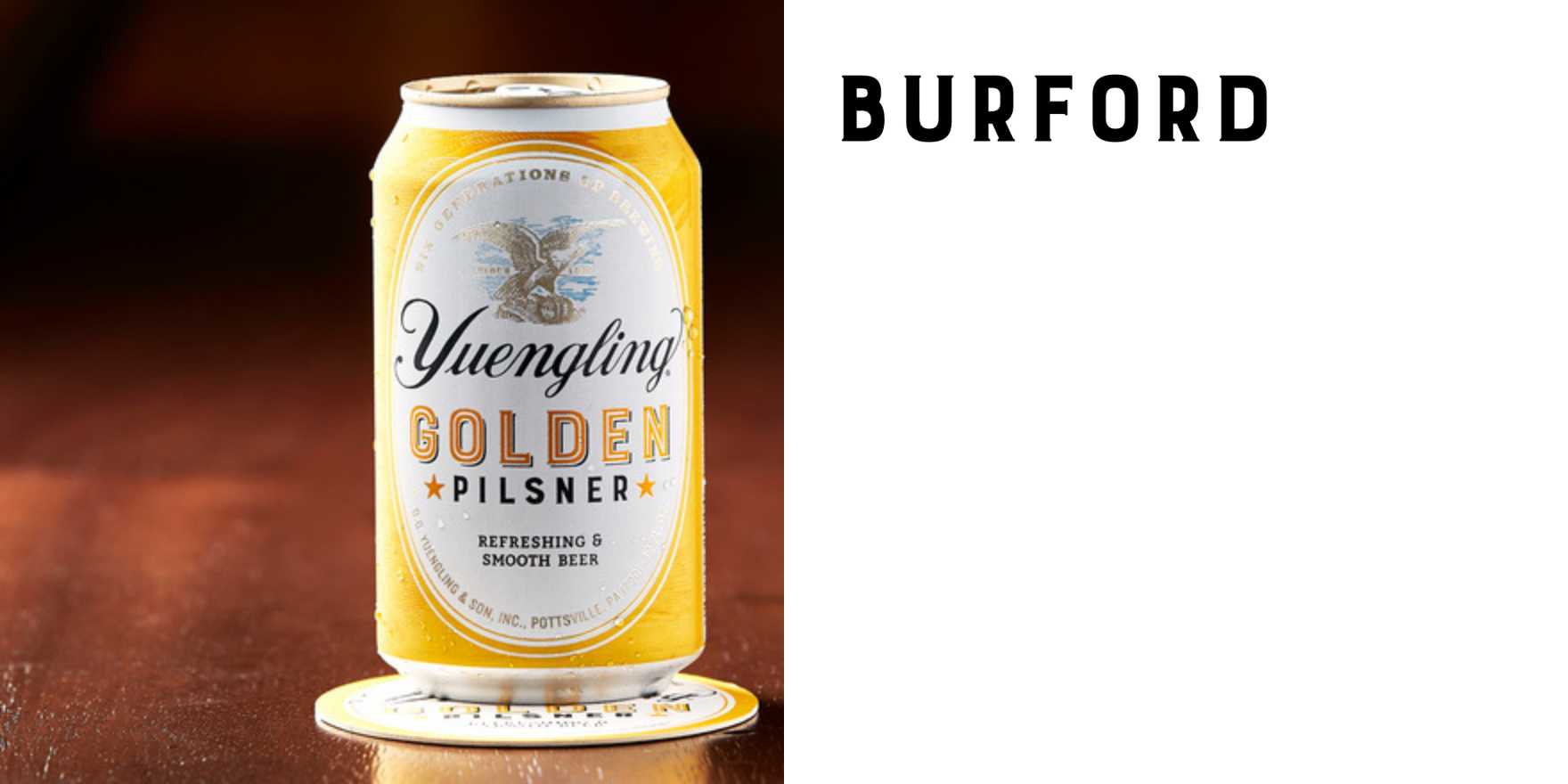 Yuengling Golden Pilsner - Fonts In Use