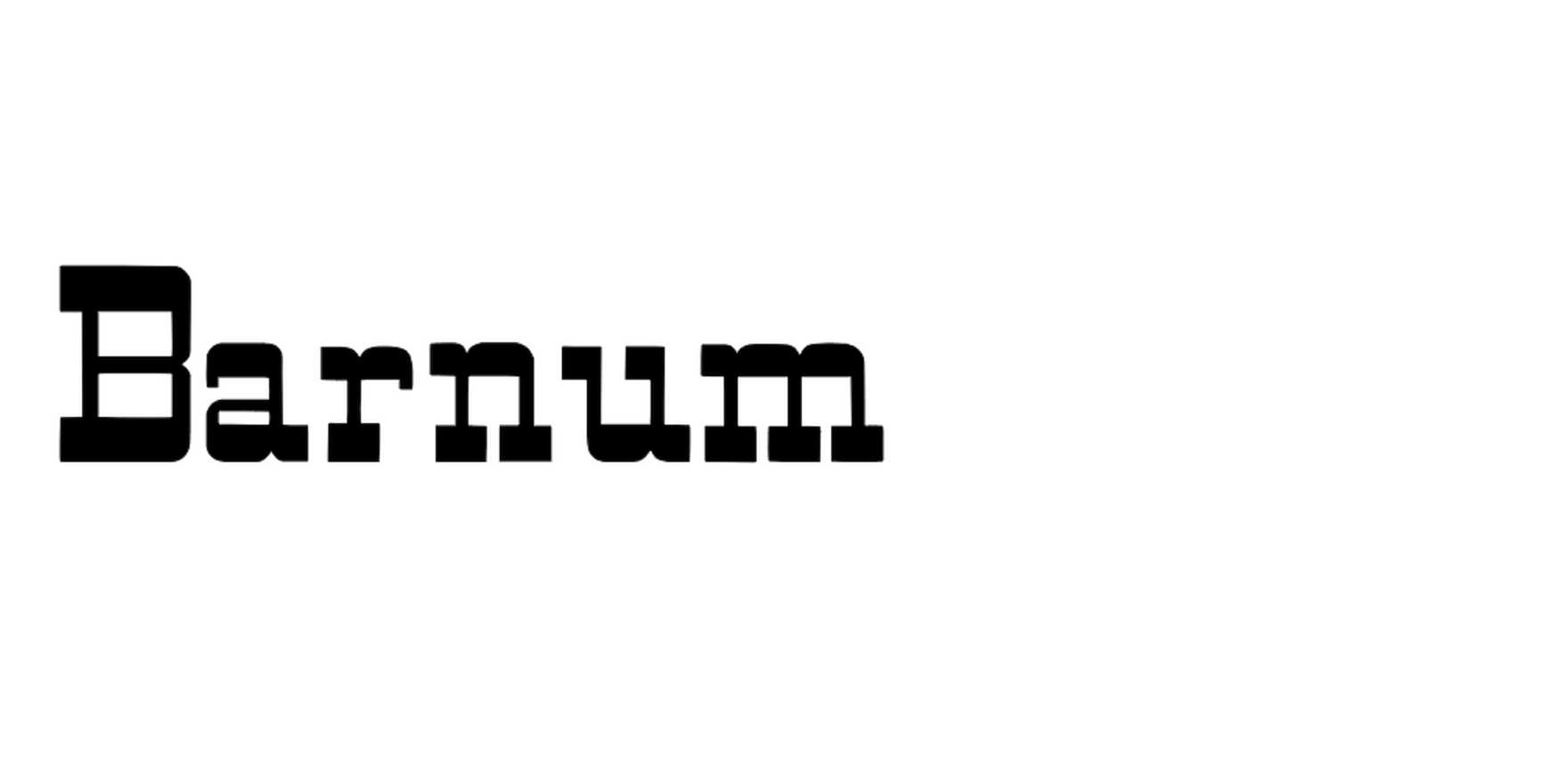 Barnum (Victory Type) in use - Fonts In Use