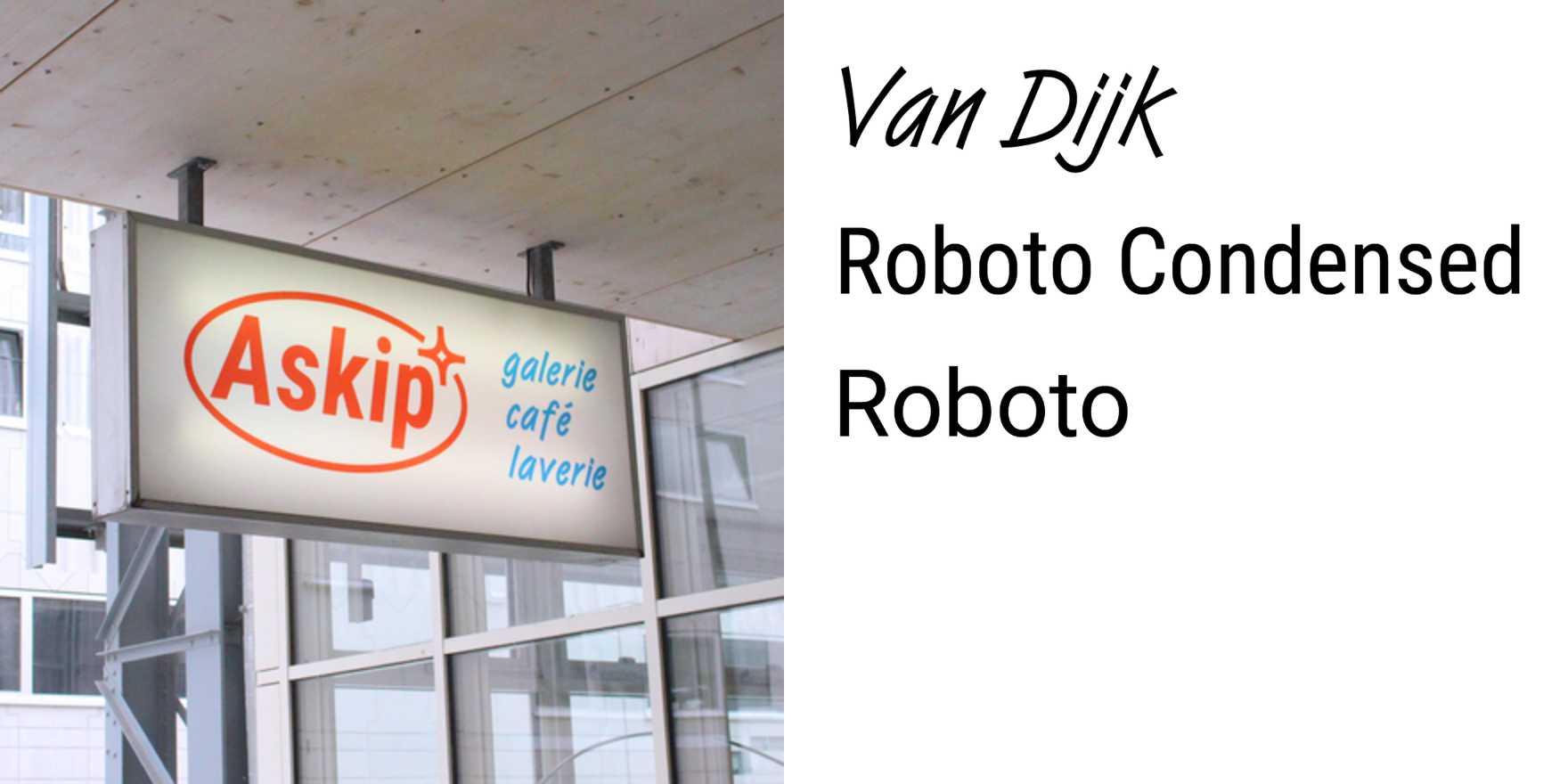 Askip - Fonts In Use