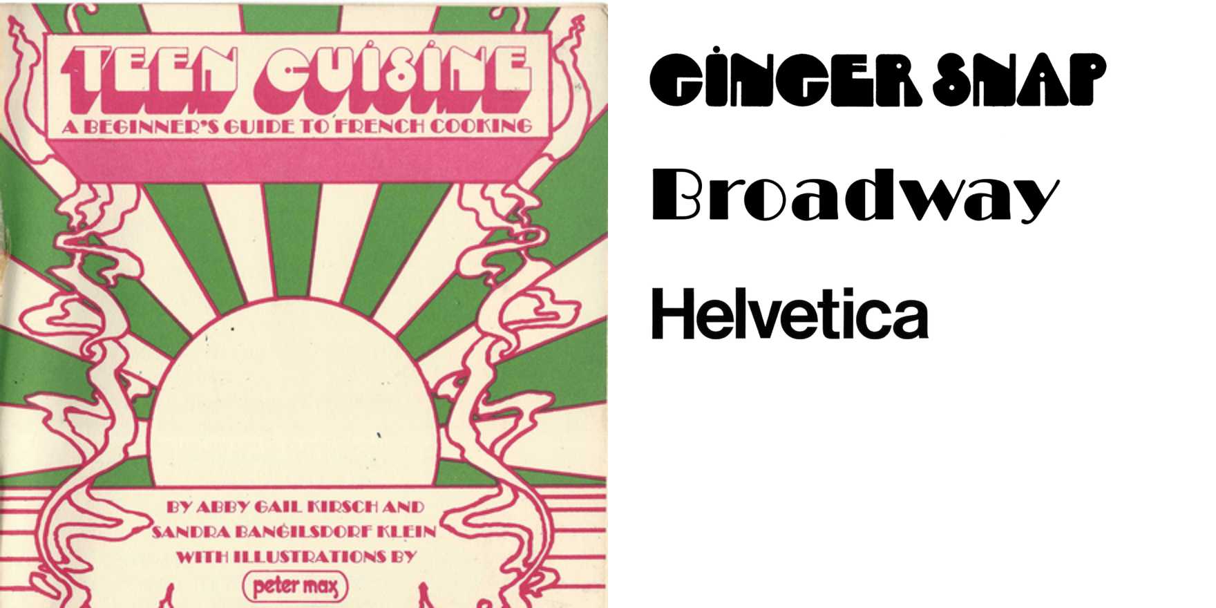 Teen Cuisine: A Beginner’s Guide to French Cooking - Fonts In Use