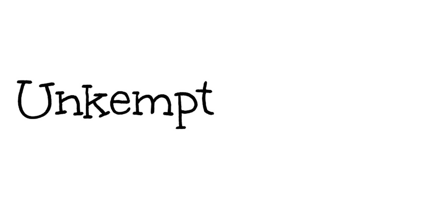 Unkempt in use - Fonts In Use