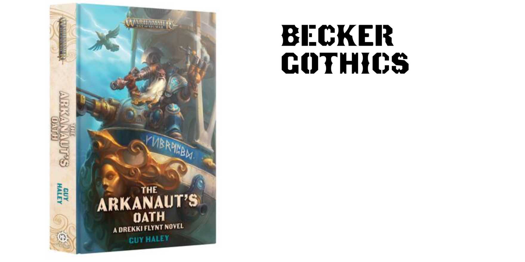 The Arkanaut’s Oath by Guy Haley - Fonts In Use