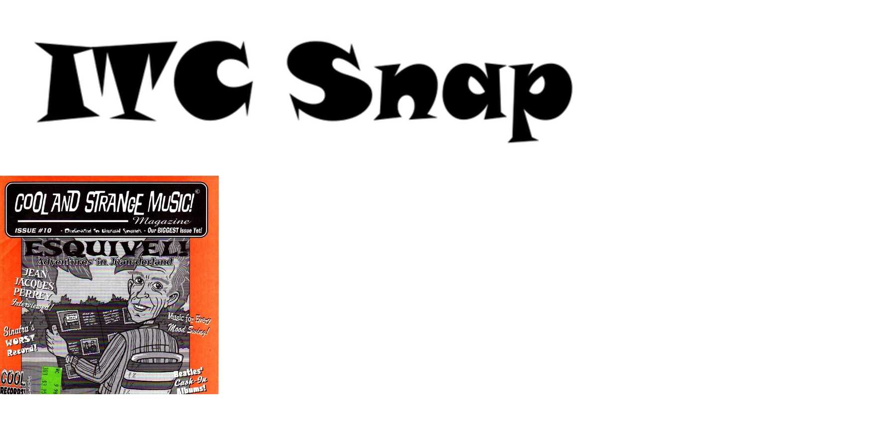 ITC Snap in use - Fonts In Use