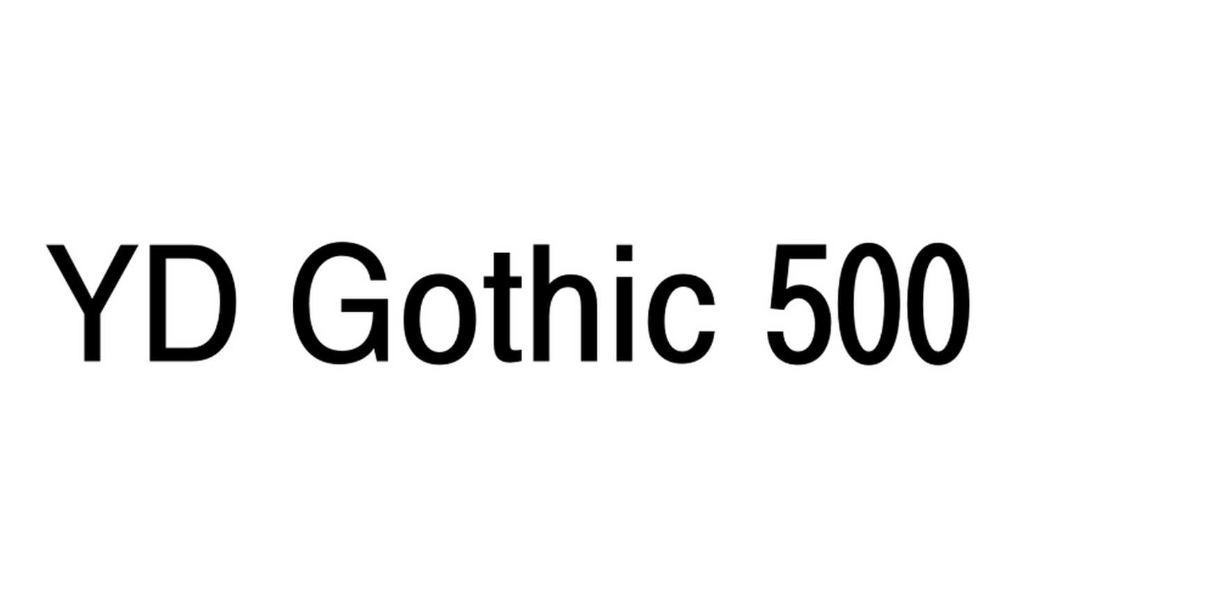 YD Gothic 500 in use - Fonts In Use