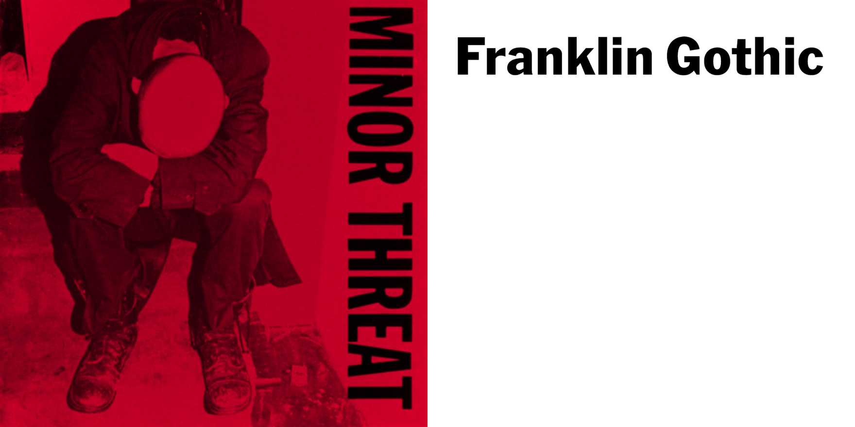 Minor Threat – Filler EP - Fonts In Use