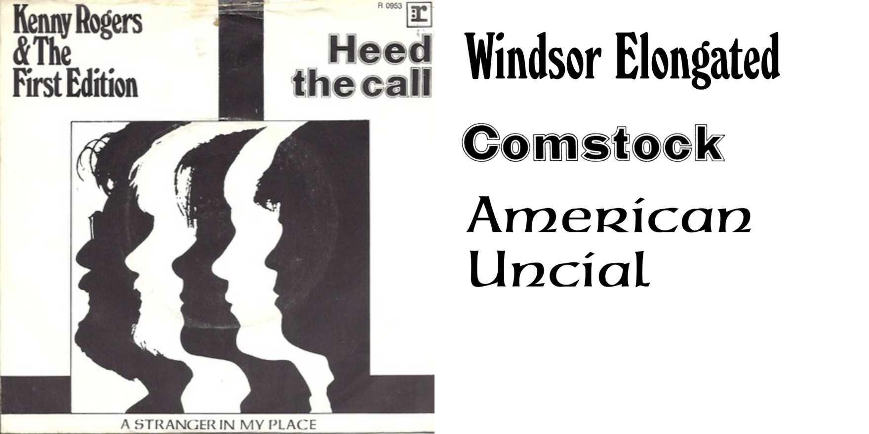 Kenny Rogers & The First Edition – “Heed To Call” / “A Stranger In My Place” Dutch single cover ...