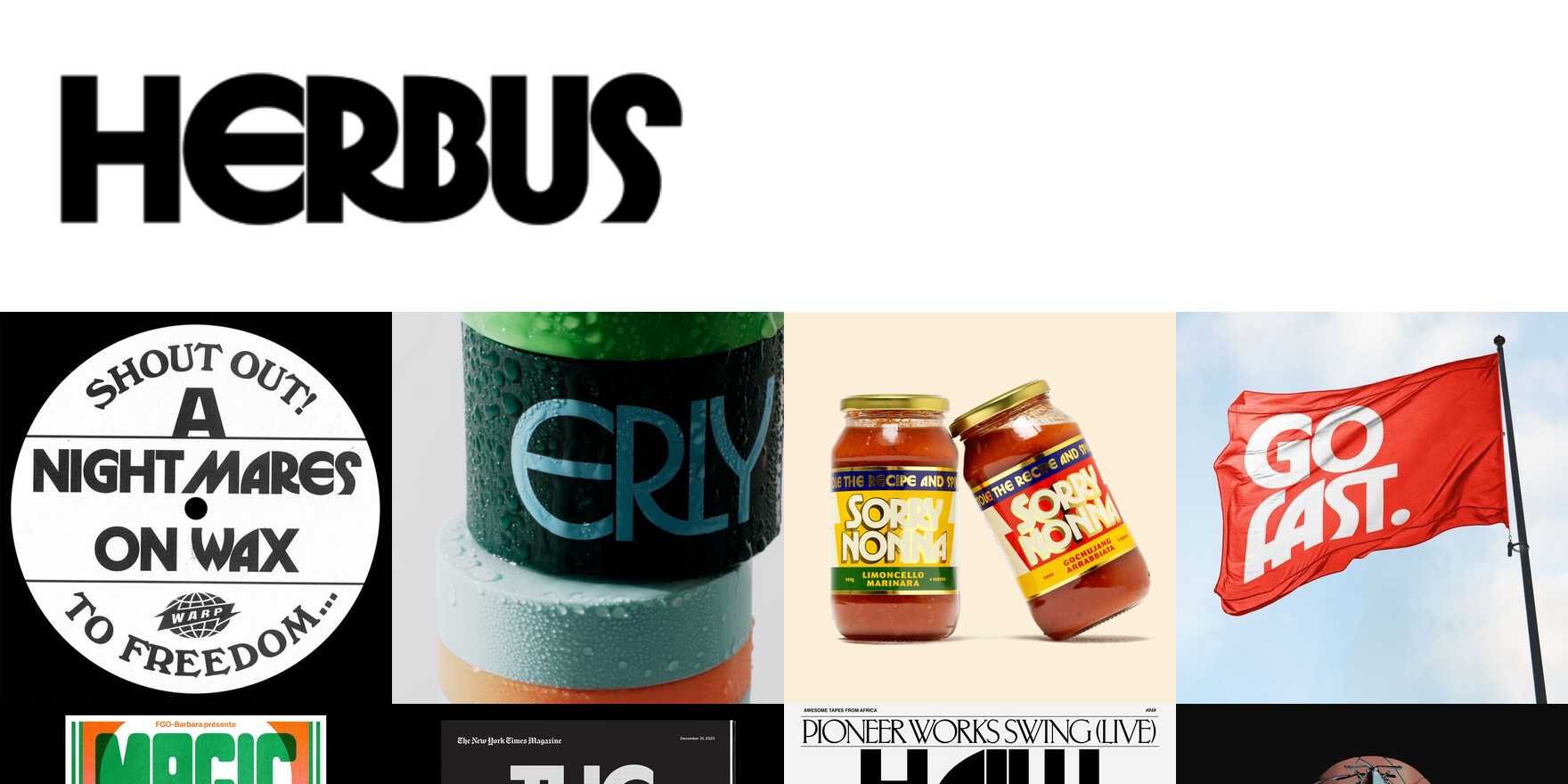 Herbus in use - Fonts In Use