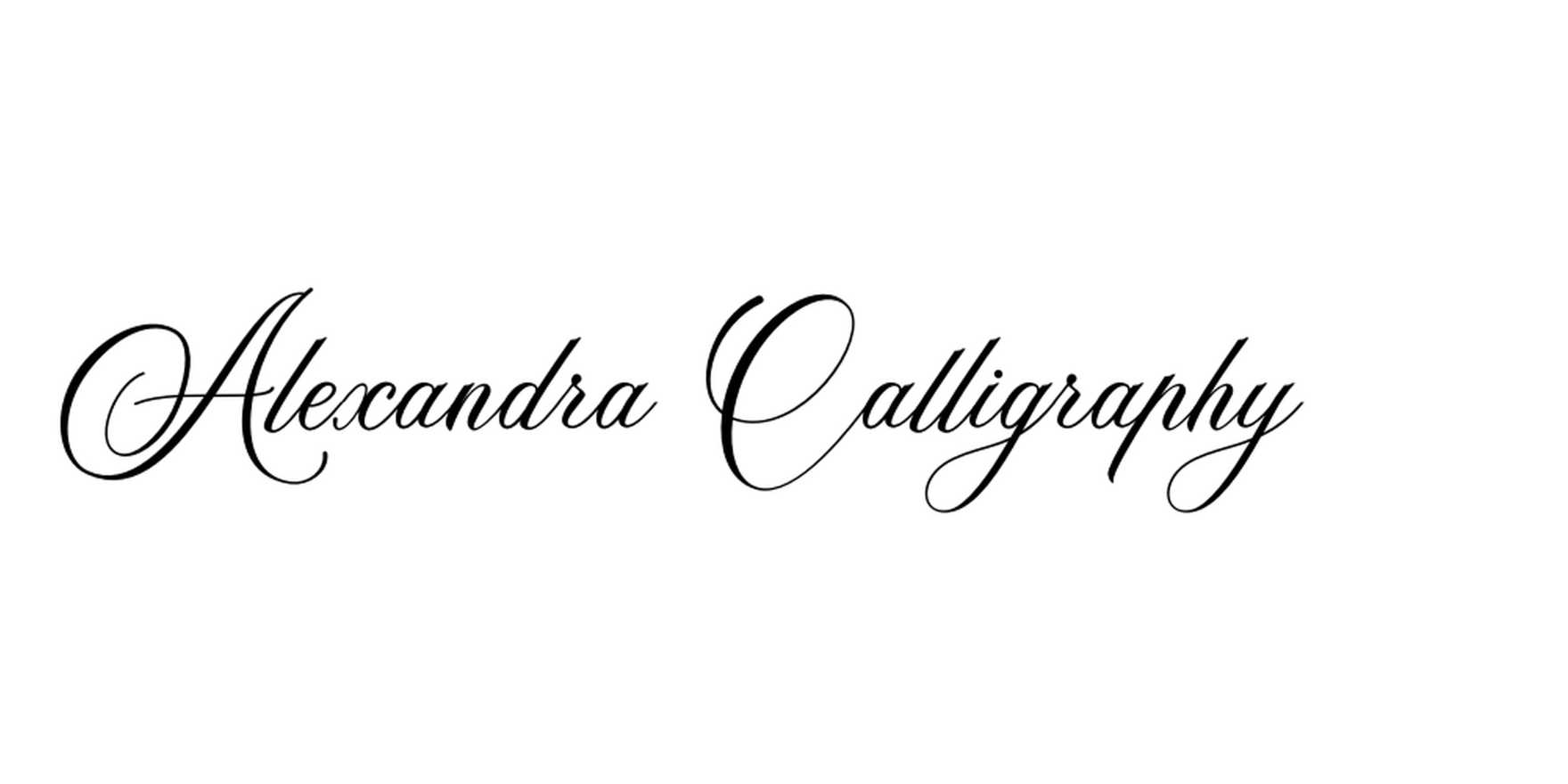 Alexandra Calligraphy in use - Fonts In Use