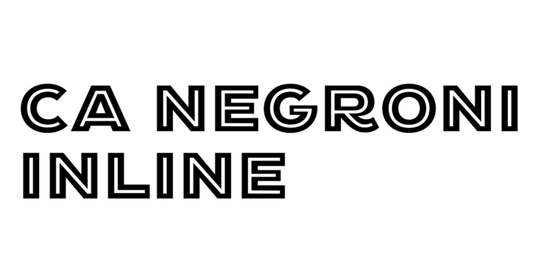 CA Negroni Inline in use - Fonts In Use