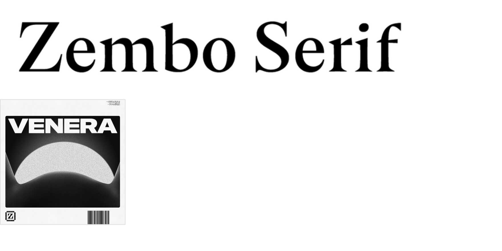 Zembo Serif in use - Fonts In Use