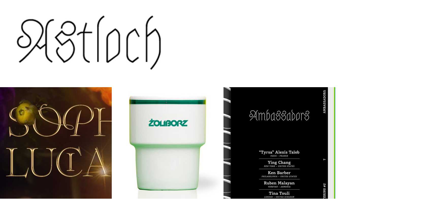 Astloch in use - Fonts In Use