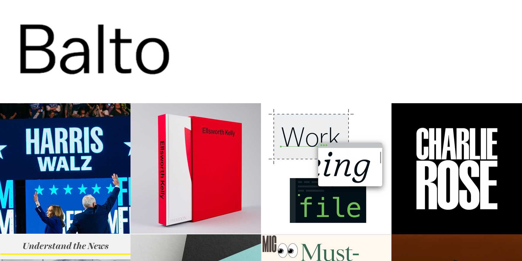 Balto in use - Fonts In Use