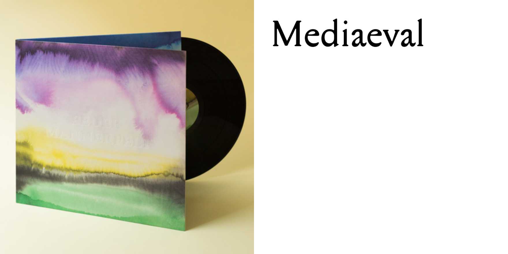 Peder Mannerfelt – Controlling Body album art - Fonts In Use