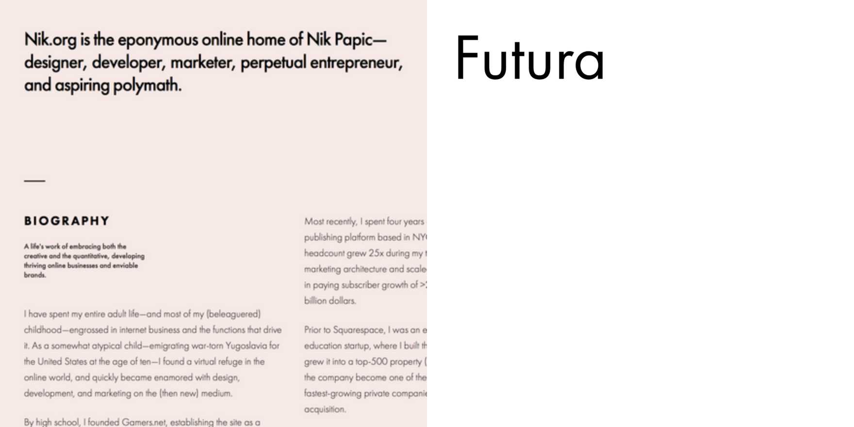 nik.org - Fonts In Use