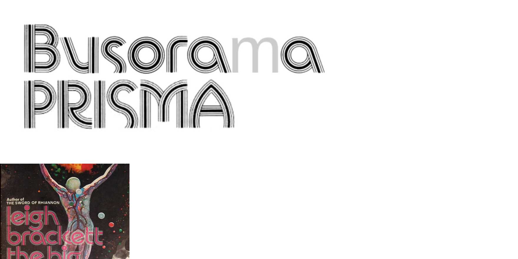 Busorama Prisma in use - Fonts In Use