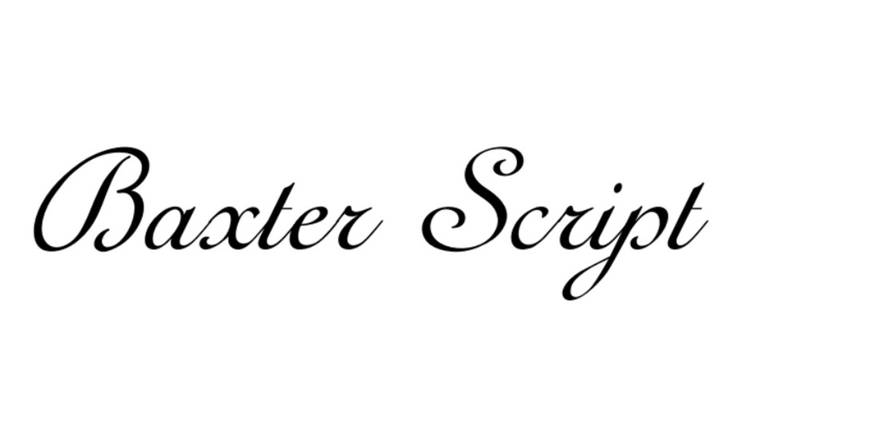 BN Baxter Script in use - Fonts In Use