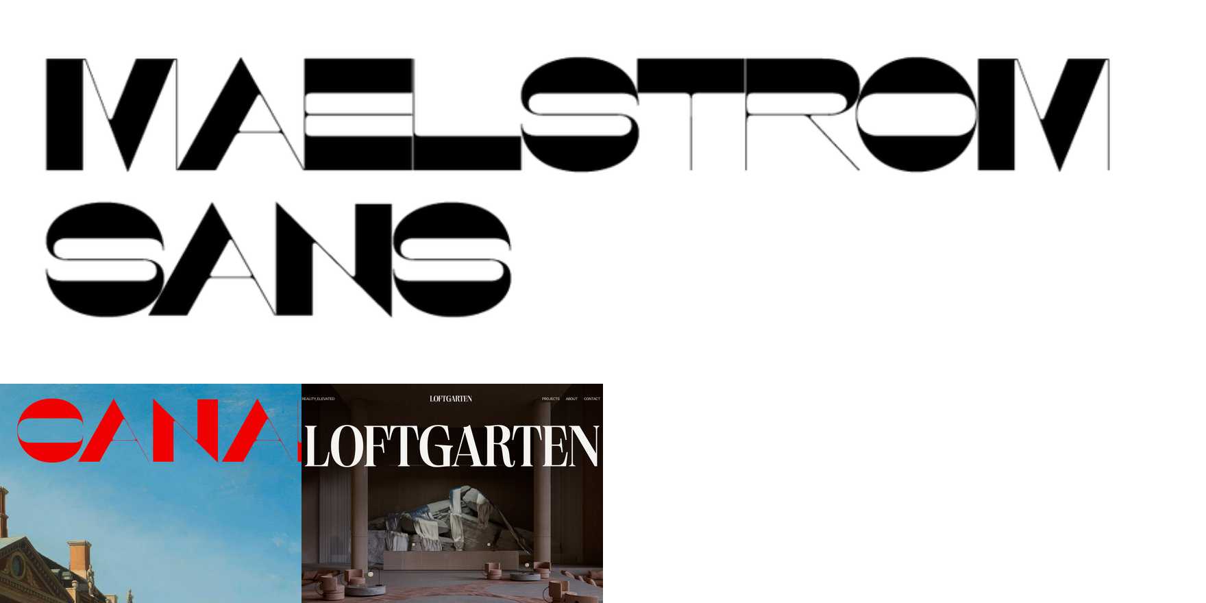 Maelstrom Sans in use - Fonts In Use